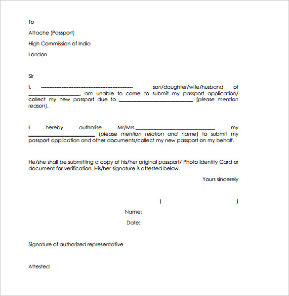 Authorization Letter To Collect Passport After Us Visa Stamping Authorization Letter To Collect Passport After Us Visa Stamping