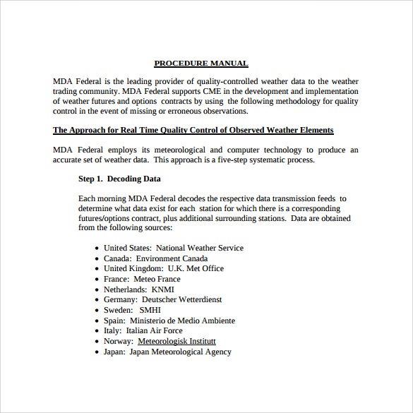 Process And Procedure Template Classles Democracy