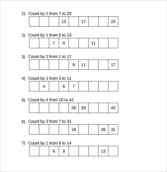 FREE 13 Sample Patterning Worksheet Templates In PDF MS Word