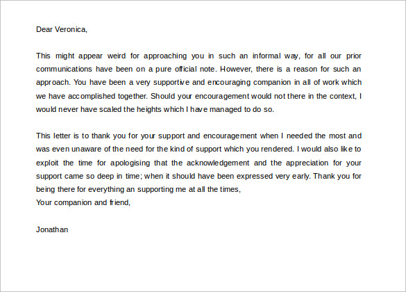 FREE 12 Sample Personal Letter Templates In PDF MS Word Google 