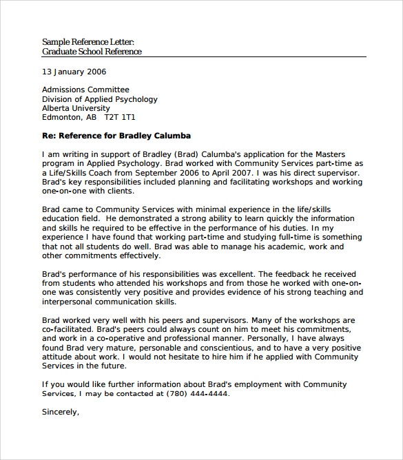 FREE 6 Character Reference Letter Templates In PDF MS Word