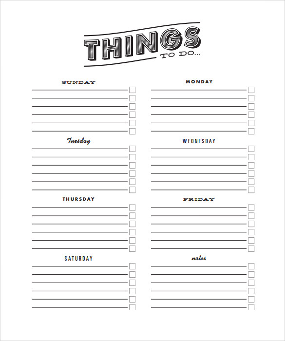 To Do List Printable Pdf Free Printable Templates