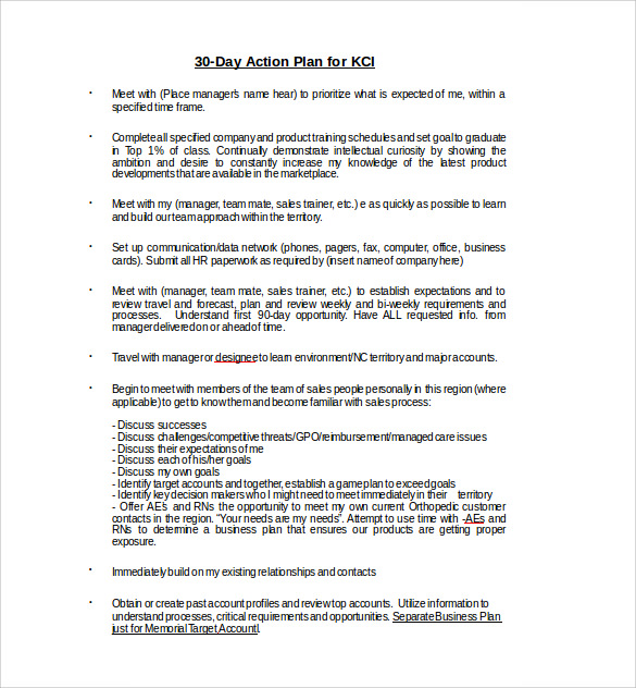 FREE 13 30 60 90 Day Action Plan Templates In PDF MS Word FREE 13 30 60 90 Day Action Plan Templates In PDF MS Word