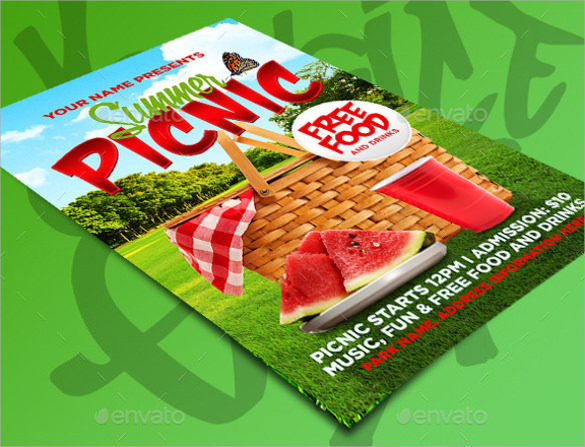 FREE 15 Picnic Flyer Templates In MS Word PSD Publisher Pages 