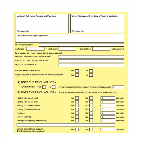 FREE 10 Sample Rent Certificate Forms In PDF