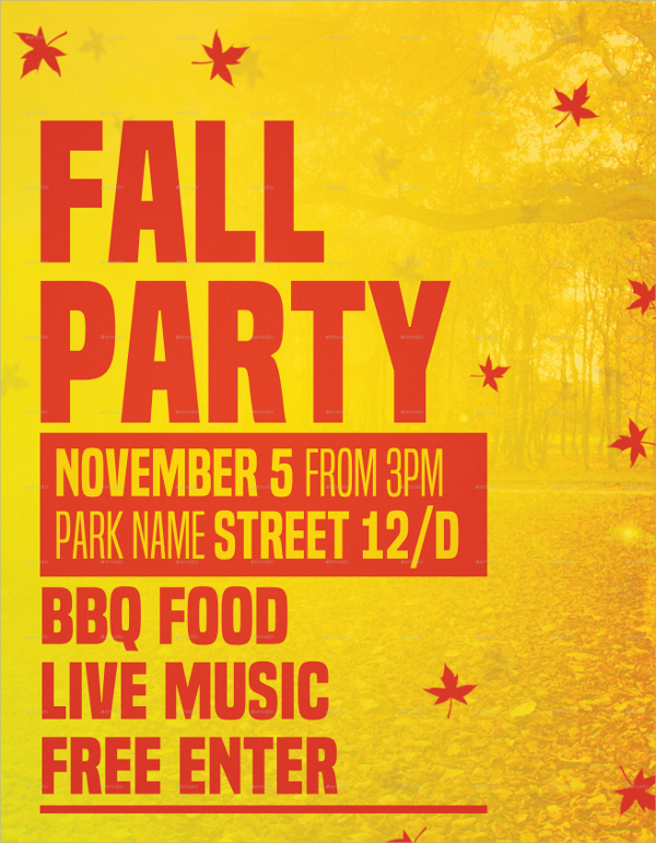 FREE 21 Fall Flyer Templates In MS Word AI PSD EPS InDesign 