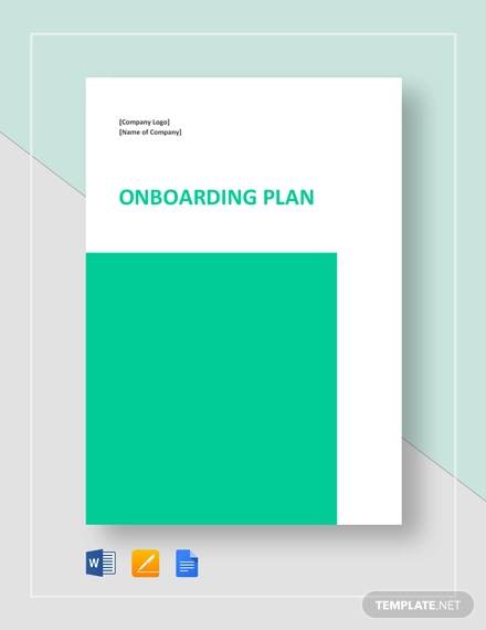 FREE 8+ Sample Onboarding Plan Templates in PDF | MS Word