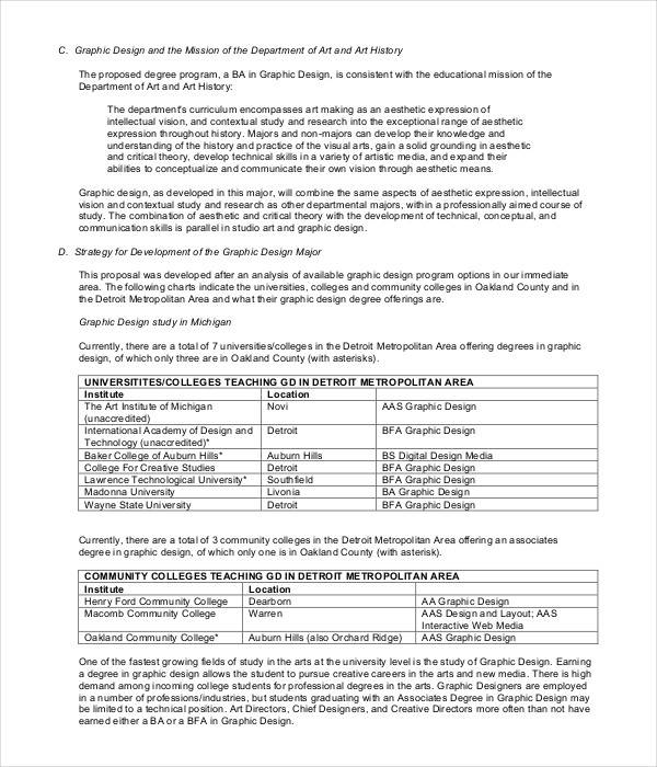 FREE 10 Sample Graphic Design Proposal Templates In PDF MS Word 