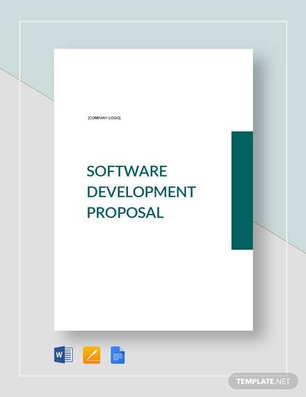 Free Software Proposal Template Printable Templates