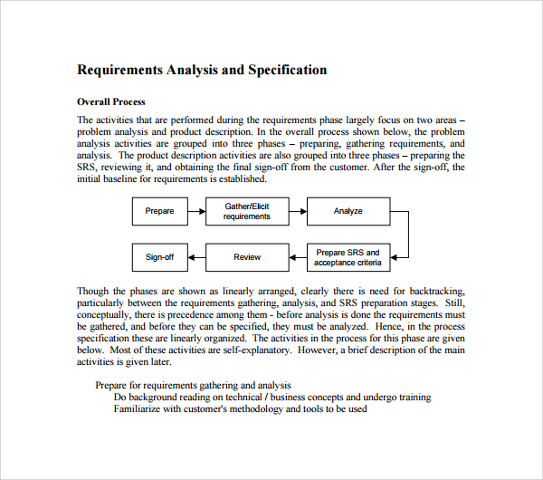 FREE 10 Sample Requirement Analysis Templates In PDF Excel MS Word