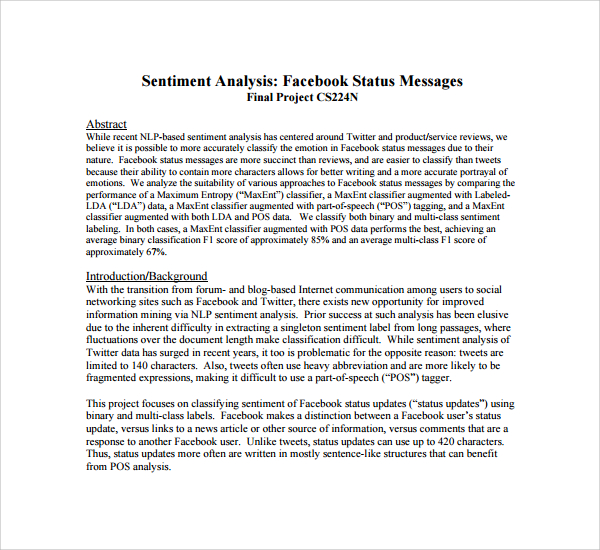 FREE 8 Sample Character Analysis Templates In PDF MS Word