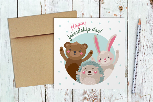 Friendship Card Template Free Printable Printable Templates