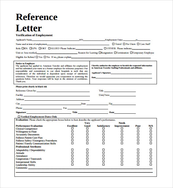 7 Nurse Reference Letters PDF Word Sample Templates 7 Nurse Reference Letters PDF Word Sample Templates