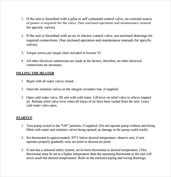 FREE 8 Sample Maintenance Manual Templates In PDF MS Word