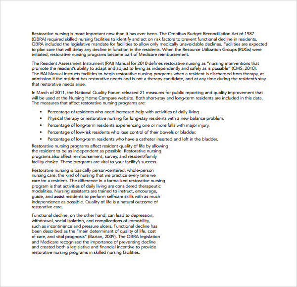 FREE 10 Sample Nursing Care Plan Templates In PDF MS Word
