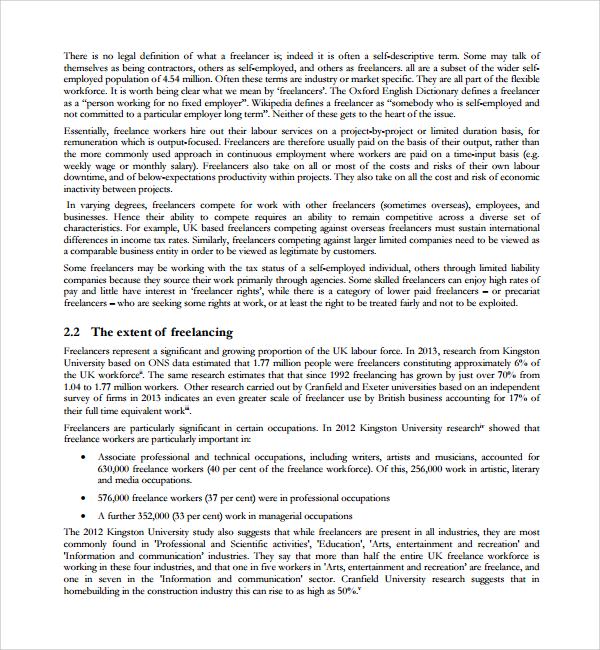 FREE 13 Sample Freelance Proposal Templates In PDF Pages MS Word