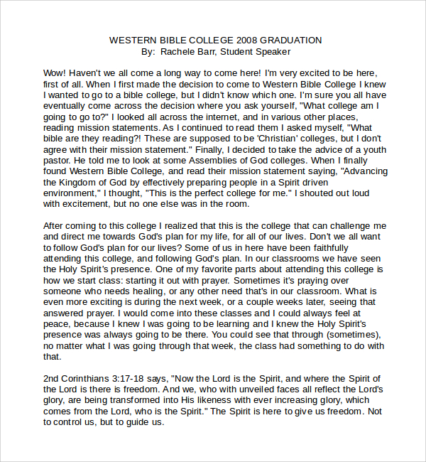 FREE 8 Welcome Speech In PDF MS Word