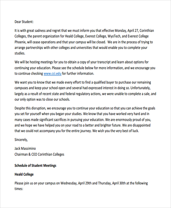FREE 7 Sample Encouragement Letter Templates In PDF MS Word
