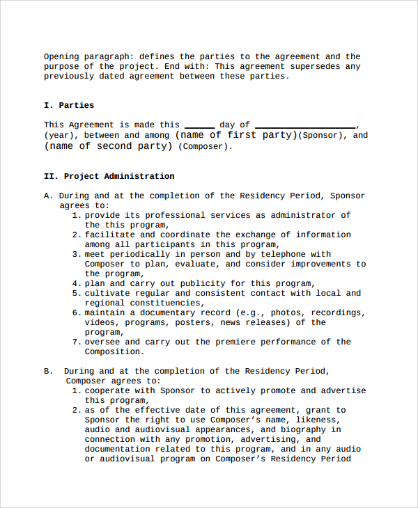 How To Write A Business Contract Between Two Parties Choose Your Contract Tools From The 