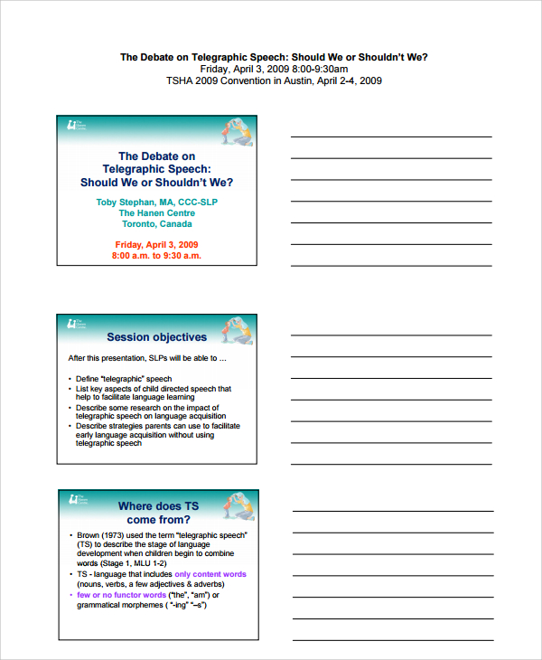FREE 7 Sample Telegraphic Speech Examples In PDF FREE 7 Sample Telegraphic Speech Examples In PDF