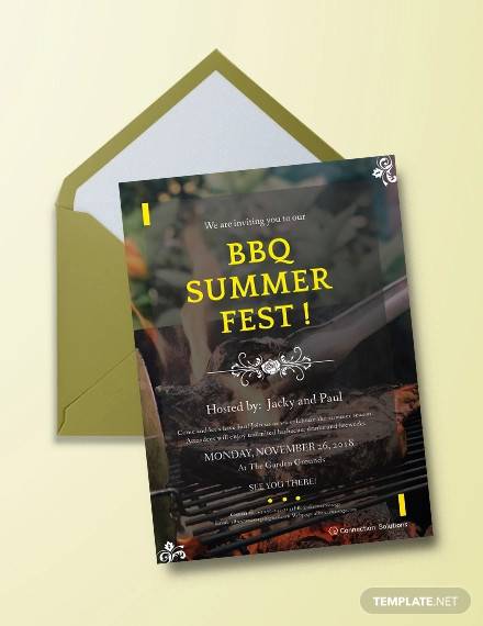 FREE 15 BBQ Invitation Templates In PSD EPS MS Word Apple Pages 