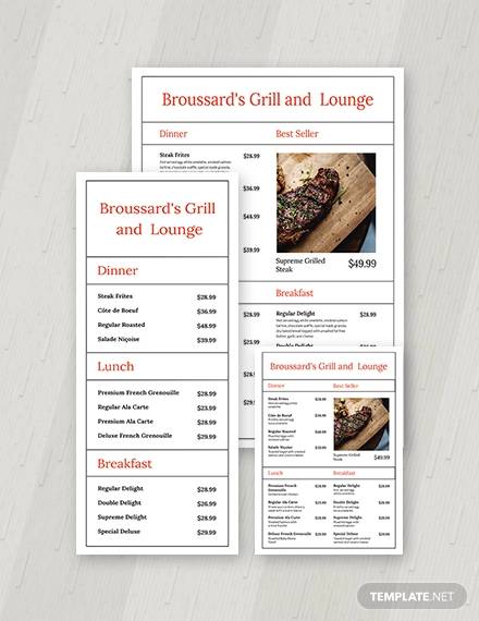 FREE 10 French Menu Templates In AI PSD Docs Pages