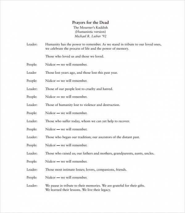FREE 16 Sample Memorial Program Templates In AI PSD Pages MS Word