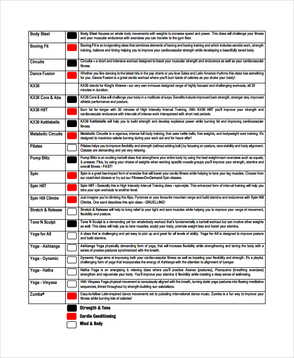 FREE 9 Sample Class Timetable Templates In PDF MS Word Excel