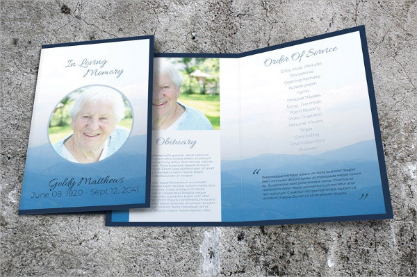 FREE 24 Memorial Brochure Templates In PSD EPS InDesign MS Word 