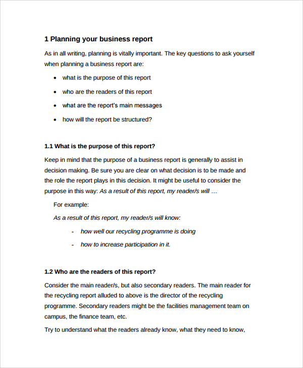 FREE 8 Sample Report Outline Templates In PDF Apple Pages MS Word 