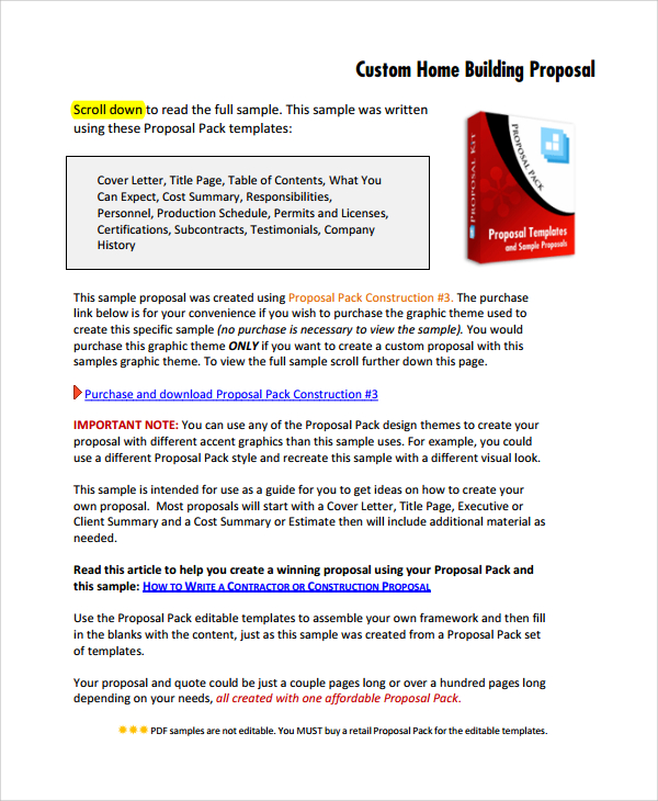 FREE 13 Sample Estimate Proposals In MS Word PDF Google Docs Pages