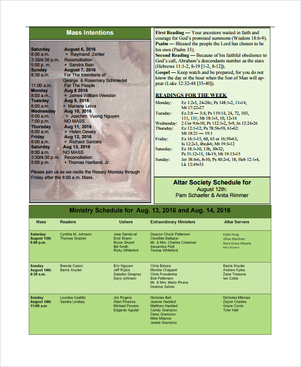 FREE 19 Sample Catholic Funeral Programs In PDF PSD MS Word
