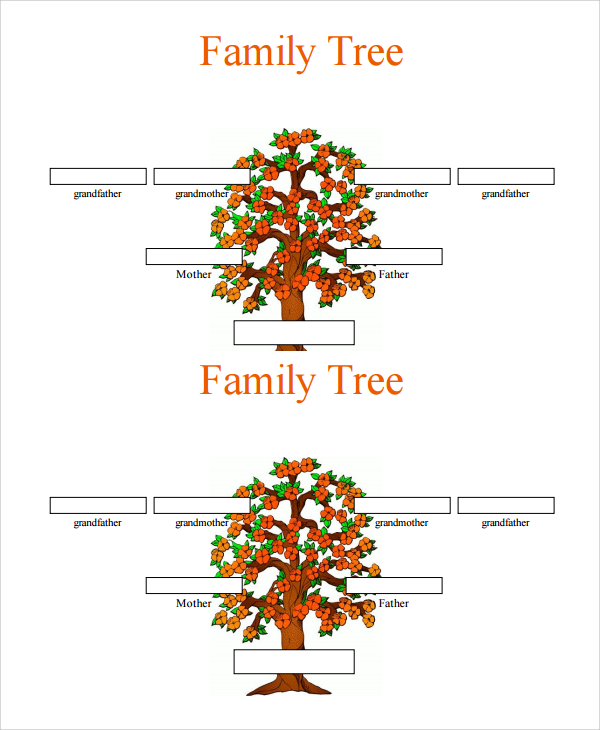 FREE 6 Sample 3 Generation Family Tree Templates In MS Word PDF