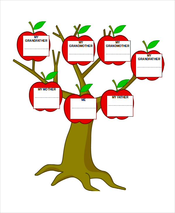 FREE 6 Sample 3 Generation Family Tree Templates In MS Word PDF