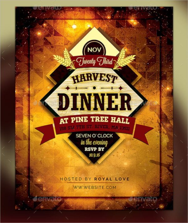 FREE 18+ Dinner Flyers in PSD | EPS | MS Word | Indesign | Pages | Publisher | AI