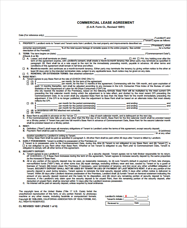 FREE 8 Sample Commercial Lease Termination Agreement Templates In MS 