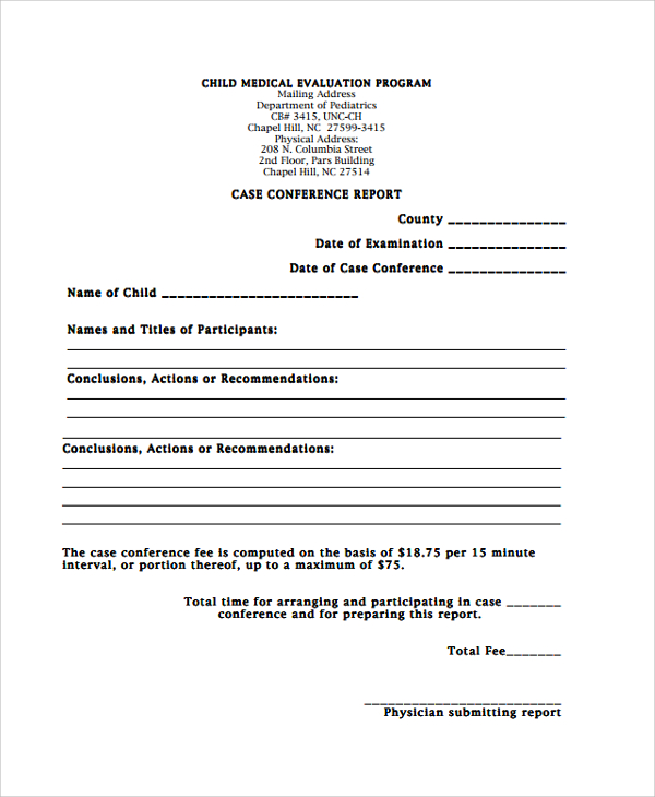 FREE 14 Sample Conference Reports In PDF MS Word