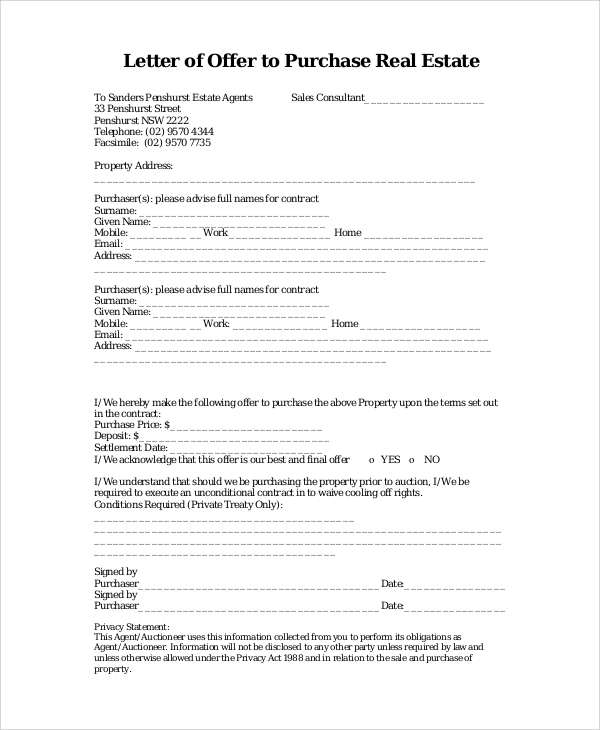 Drawing Illustration Digital Home Offer Letter Letter To Seller 
