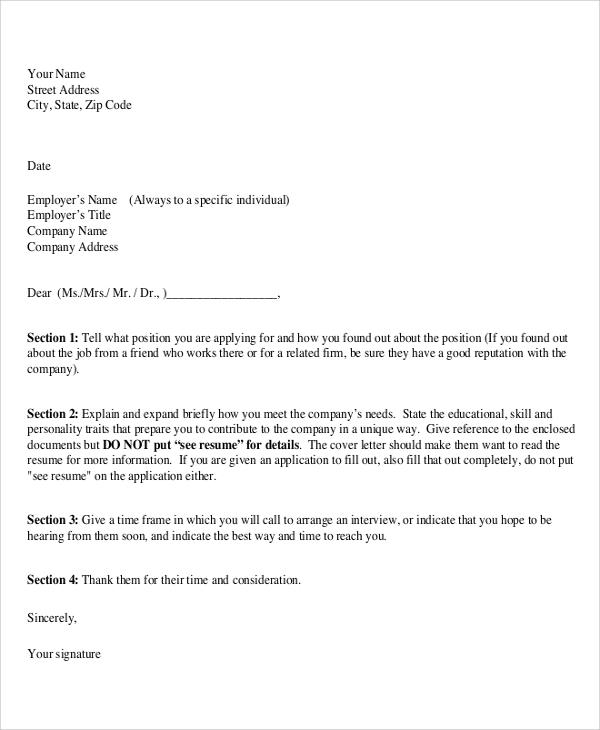 What Is The Correct Format For A Cover Letter Pro golfacademy