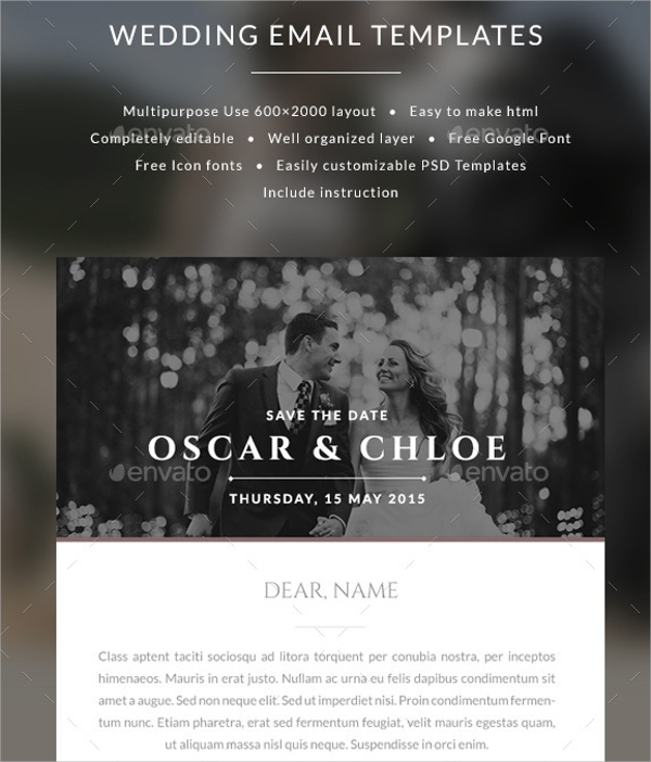 FREE 8 Sample Email Invitation Templates In PSD EPS AI MS Word 