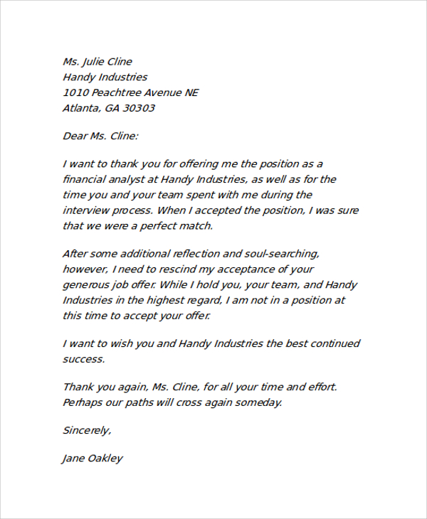 FREE 8 Sample Employment Offer Letter Templates In PDF MS Word