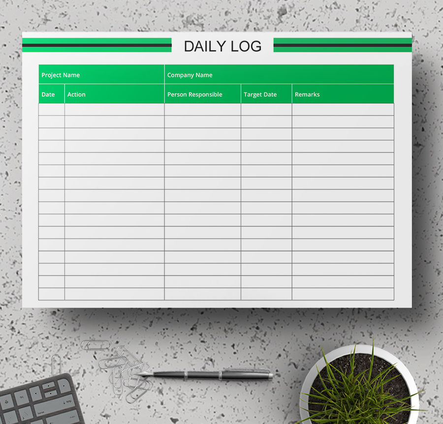 FREE 11 Log Samples Activity Call Work 