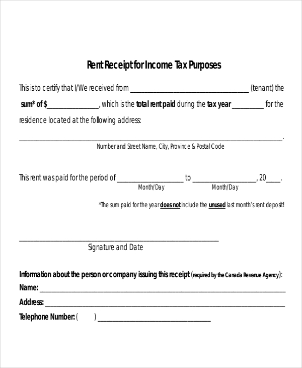 Receipt For Tax Purposes Template Beautiful Receipt Forms