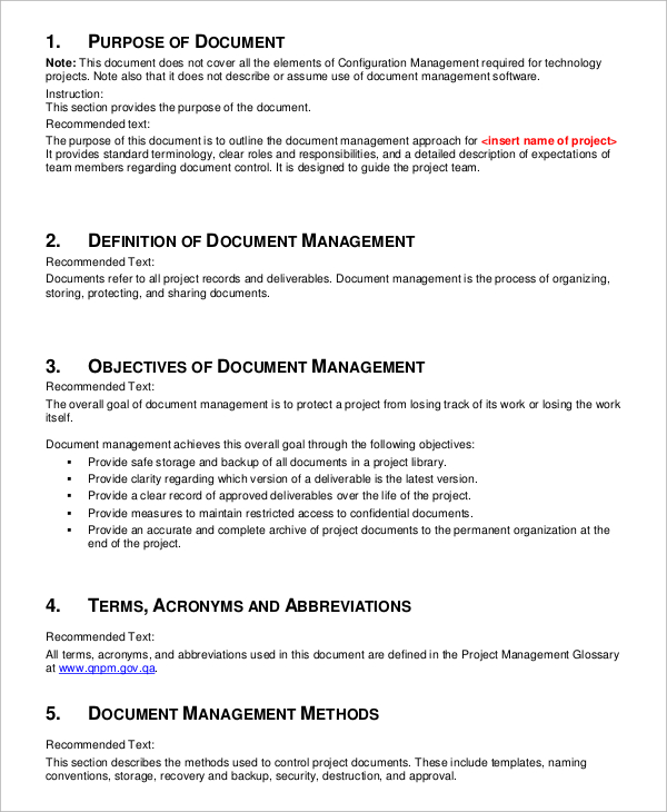 Project Management Plan Document