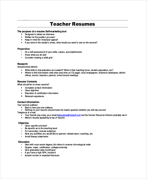 FREE 9 Resume Objective Samples In PDF MS Word