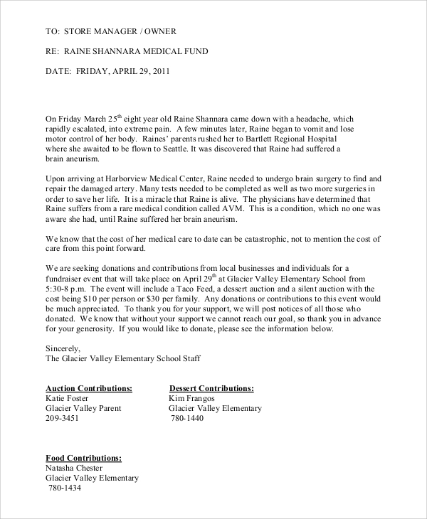 Sample Donation Request Letter For Cancer Patient Classles Democracy