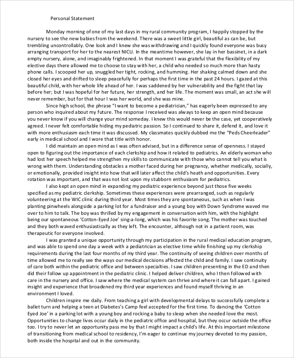 Medical School Personal Statement Help Writing The Personal Statement 