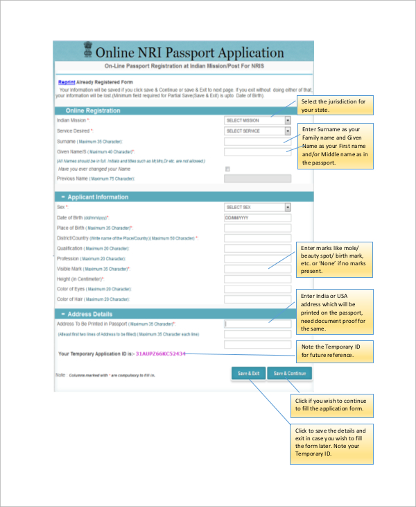 Sample Of Filled Passport Form Classles Democracy