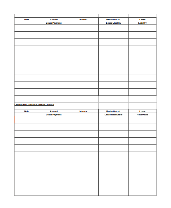 FREE 9 Sample Amortization Schedules In Excel
