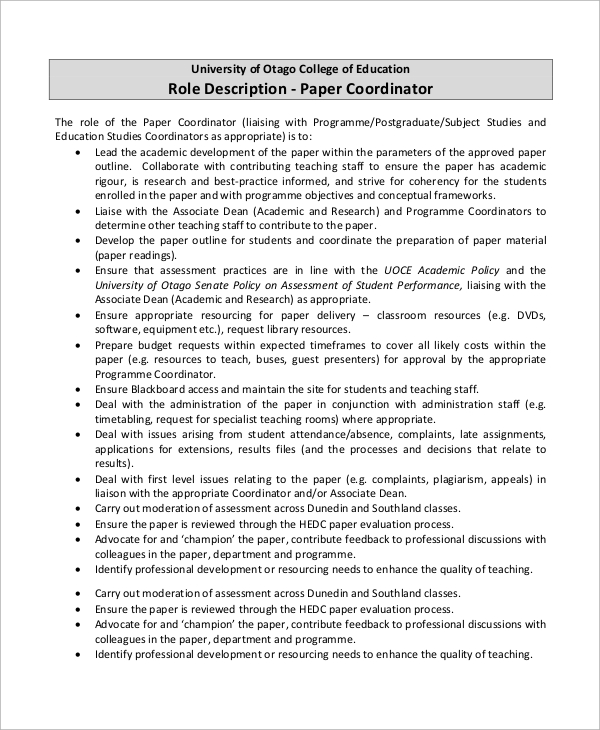 FREE 51 Sample Paper Templates In MS Word PDF